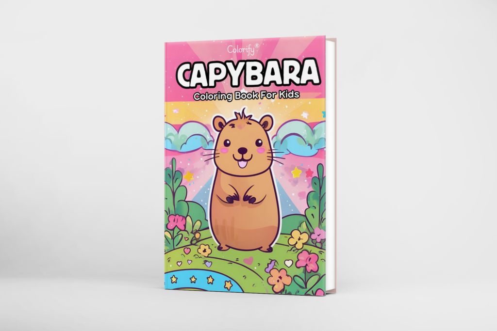 Capybara Coloring Book Printable PDF - Colorify® Printable Coloring ...